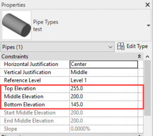 مفهوم Invert Elevation در Revit MEP چیست؟