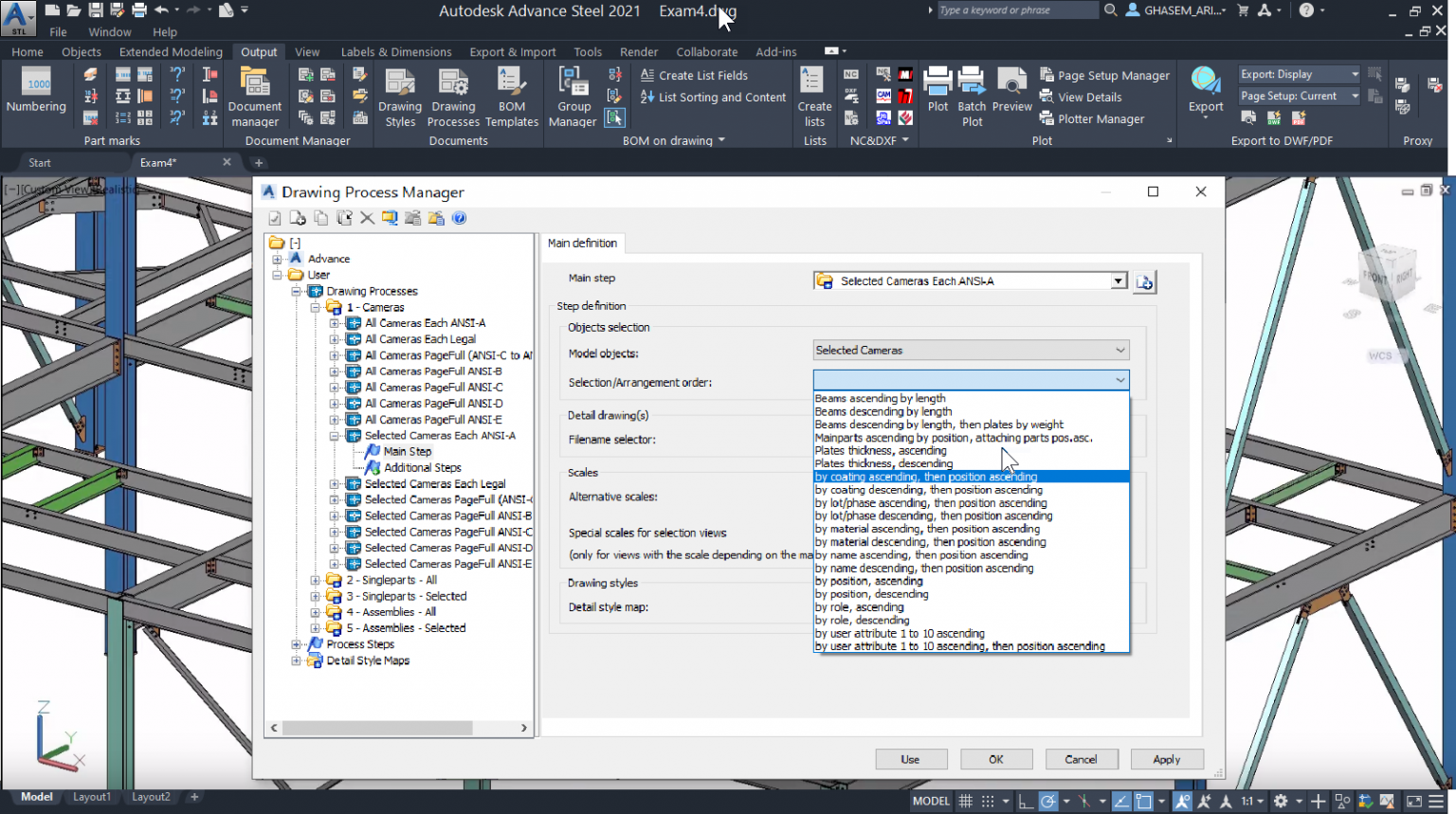 آموزش Advance Steel 2021